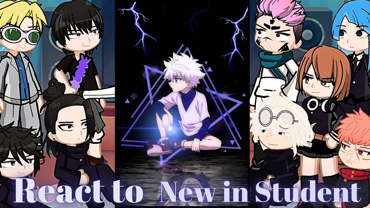 Jujutsu kaisen itadori react to killua zoldyck | hunter x hunter | gojo | gacha life 2 - YouTube