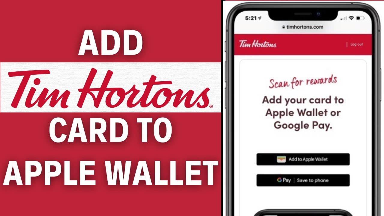 How To Add Tim Hortons Card To Apple Wallet (2024 Guide) - YouTube