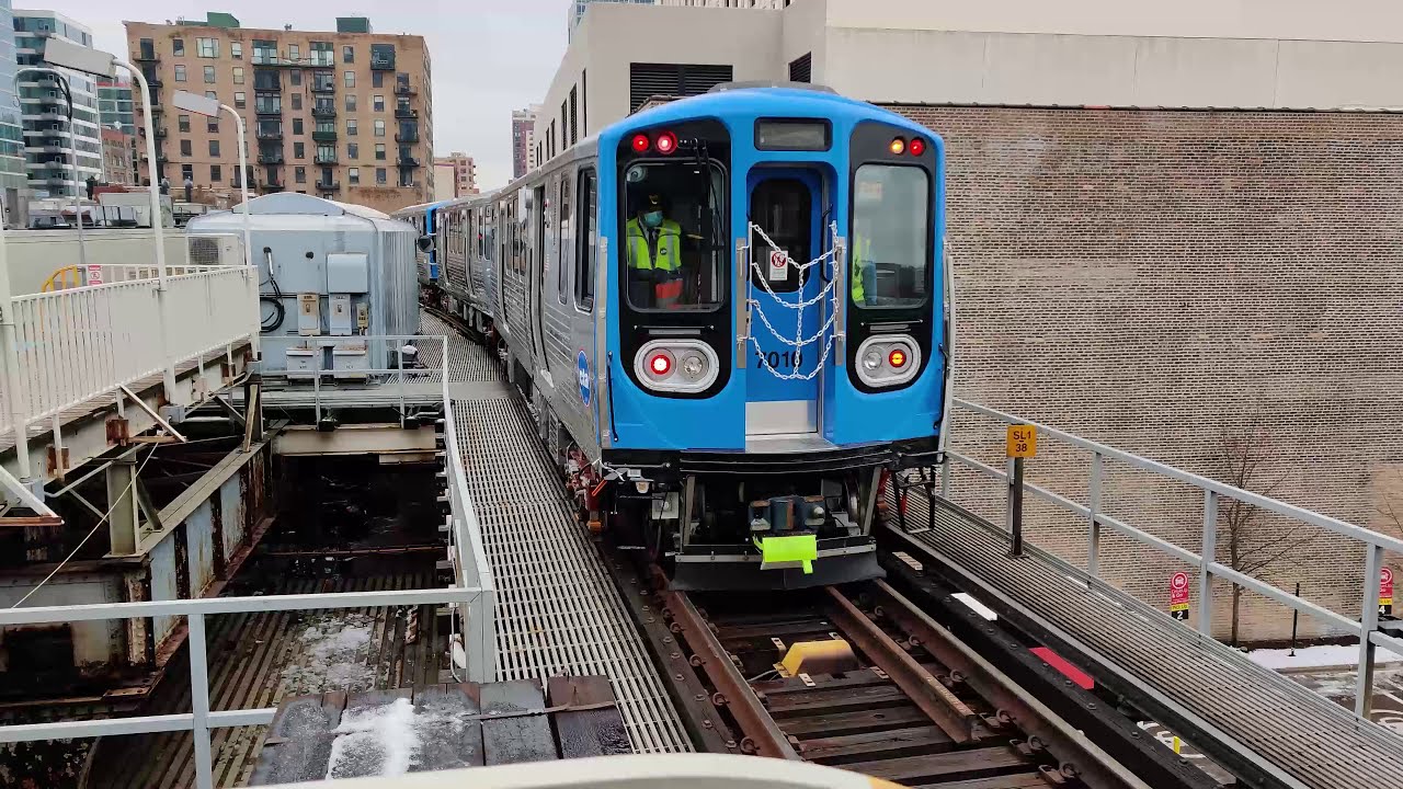 CTA CRRC Sifang 7000-Series on the Orange Line - YouTube