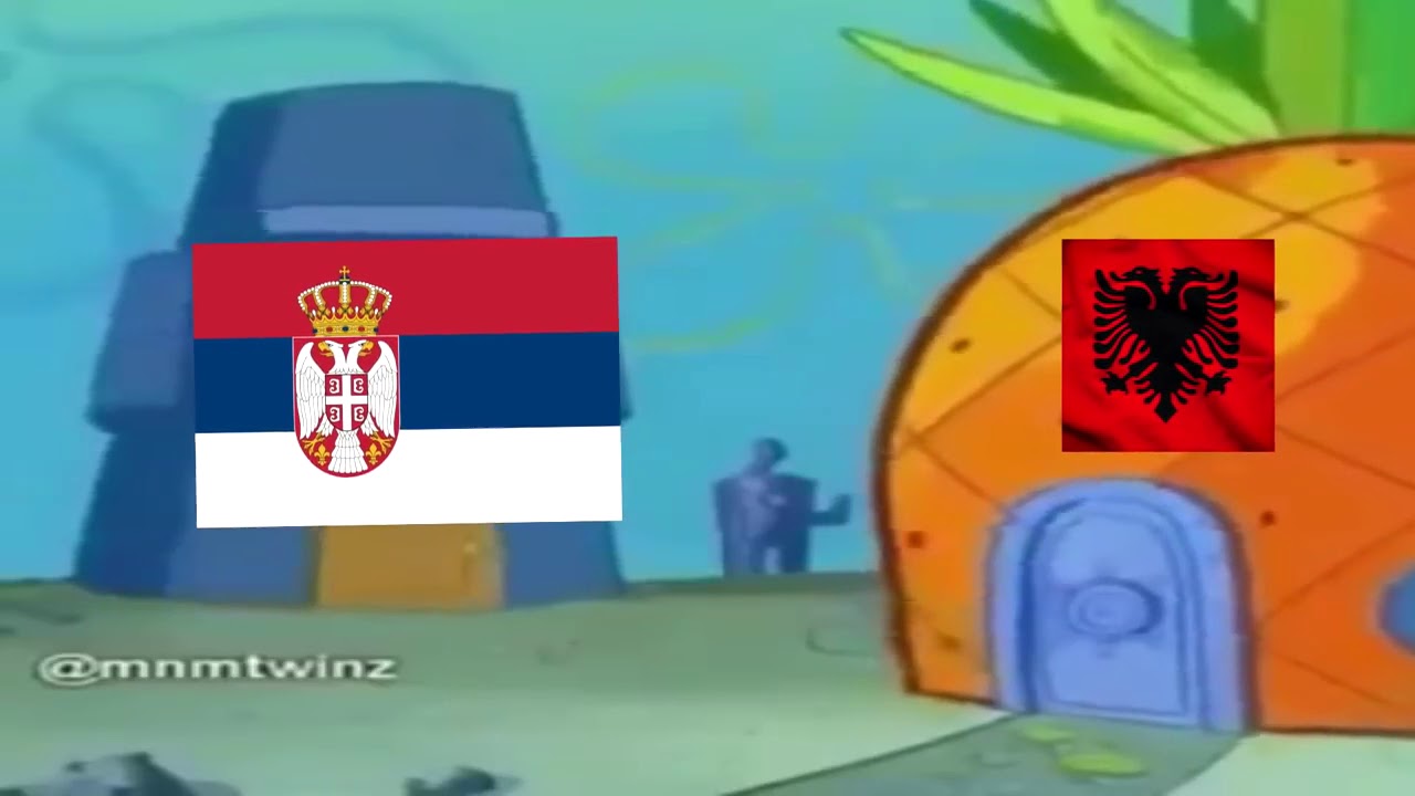 Serbia VS Albania SpongeBob Parody - YouTube