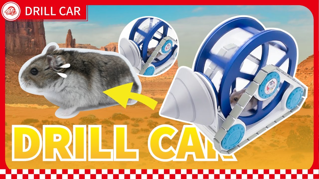 Hamster Amazing Drill Car - Sweet Pets Go Go Go 🐹 倉鼠開新型挖土機 🐹 - YouTube