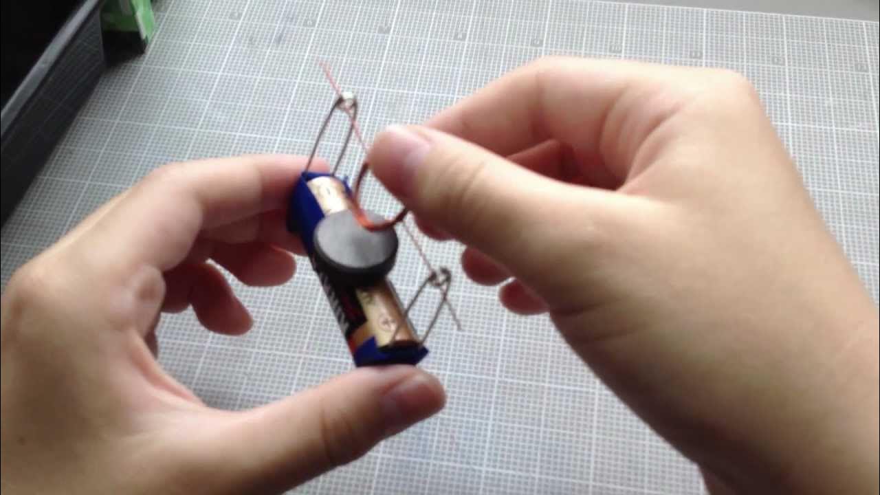 How to build a simple electric motor. - YouTube