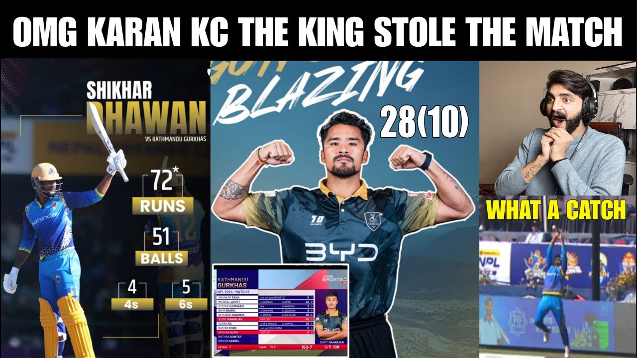 Omg! Kathmandu Gurkhas Stole The Match Karan of 28(10) Pakistani 🇵🇰 ...