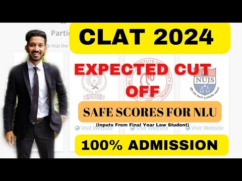 CLAT 2024 - EXPECTED CUT OFF | Safe Scores to Get In NLU #clat2024 ...