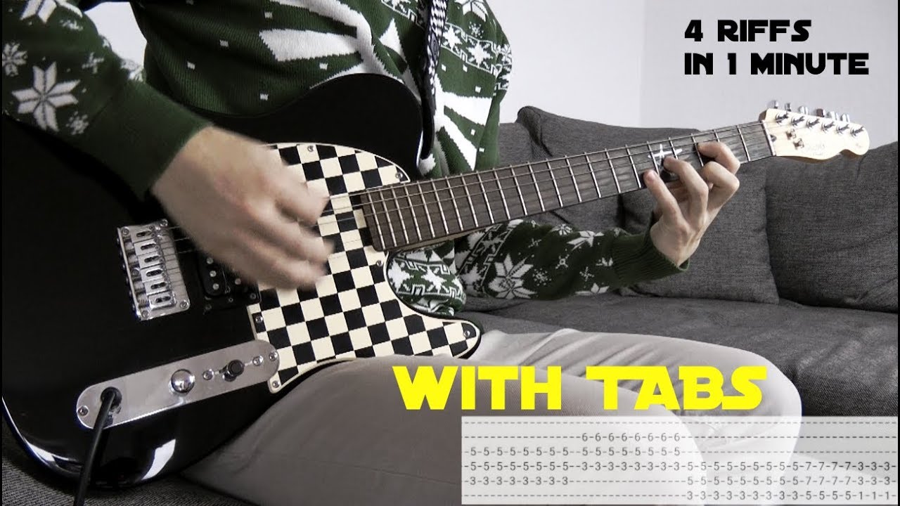 Iconic Guitar Riffs from the 2000s [with Tabs] - YouTube
