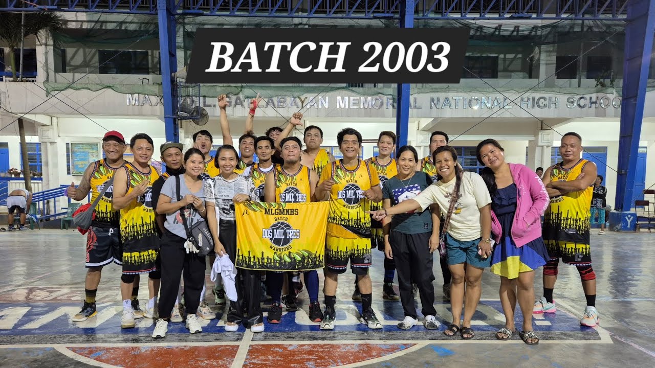 Batch 2003 vs 2004 MLGMNHS Basketball League 2025 - YouTube