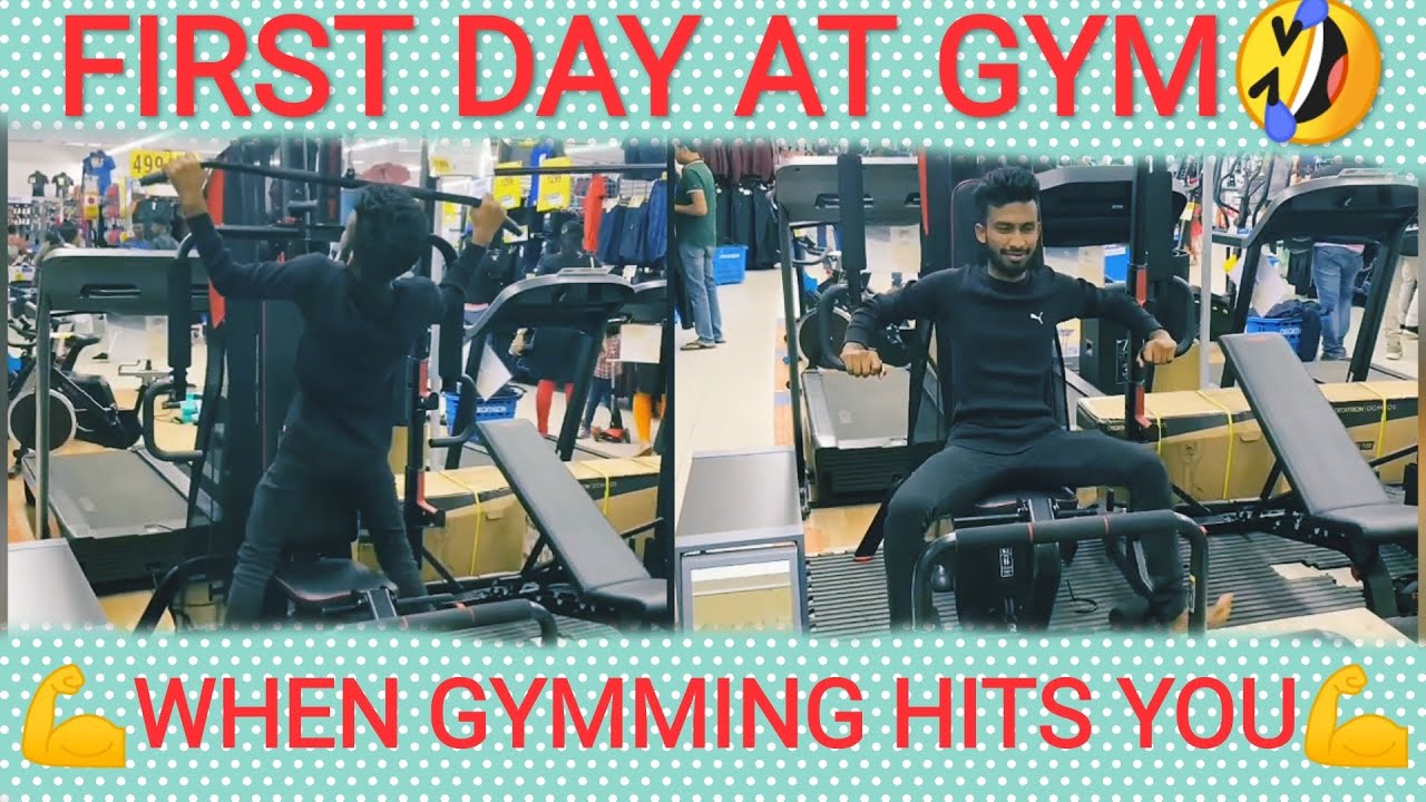 Gym Funny Video | First day at Gym | Funny Video - YouTube
