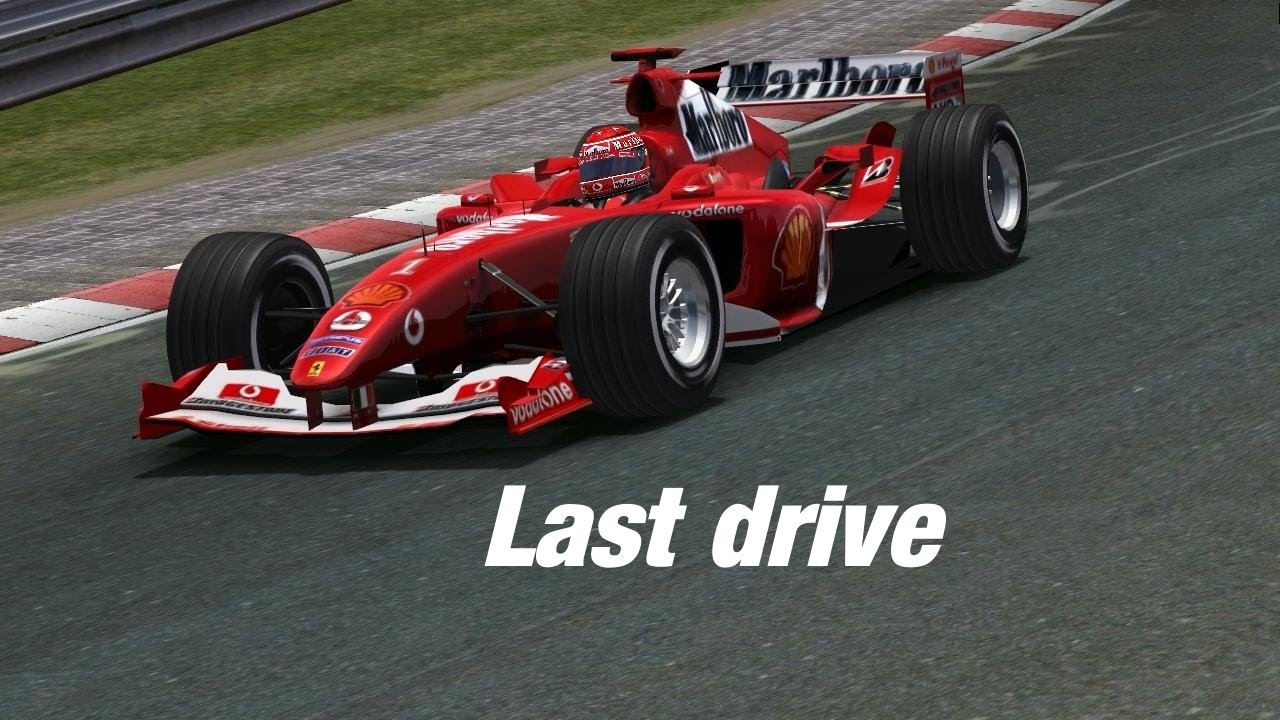 Last drive - rFactor F1 2004 M.Schumacher at Nordschleife - YouTube