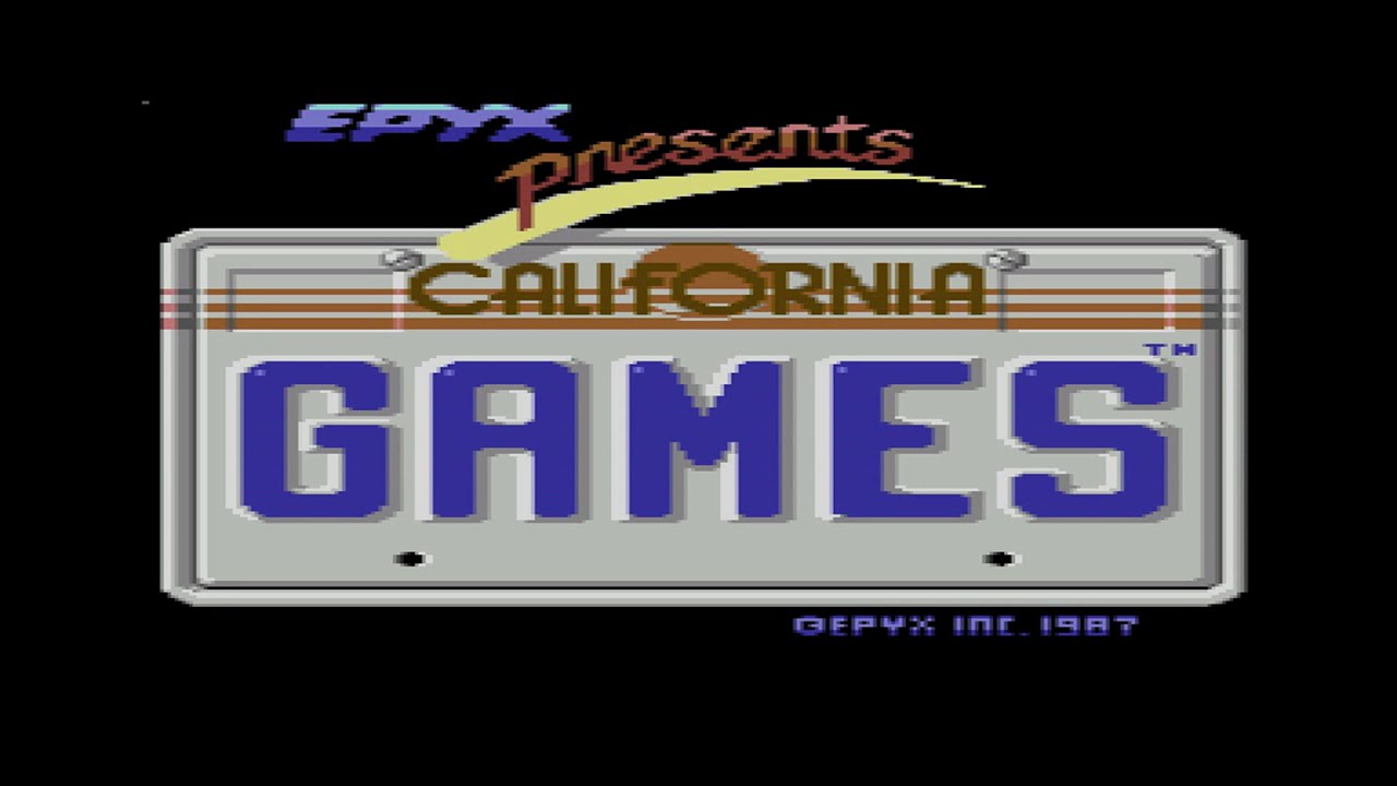 California Games - Theme - Commodore 64 / C64 - YouTube