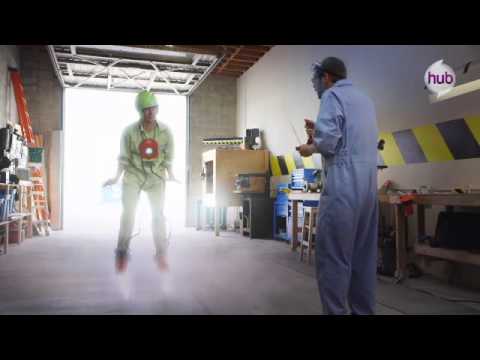 Huboom! Action Testers "Iron Man Boots Part 2" - The Hub - YouTube