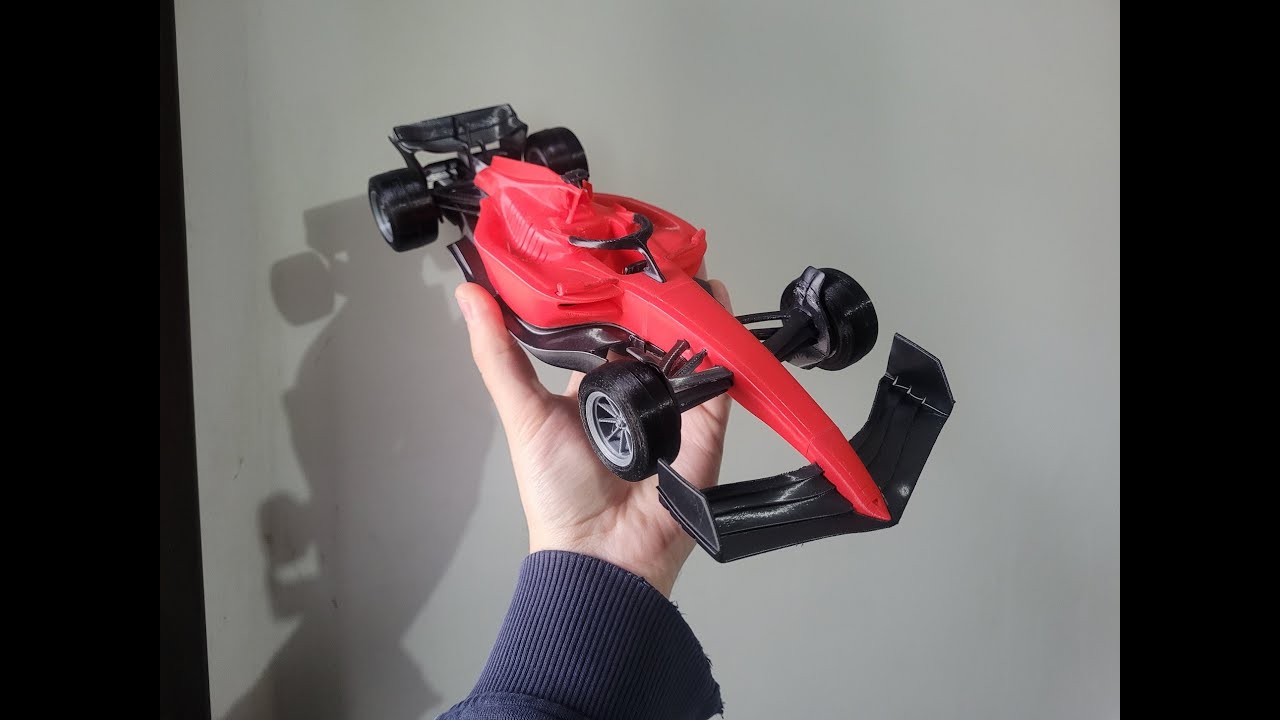 3D printed 2022 Ferrari F1 car | How to assemble - YouTube