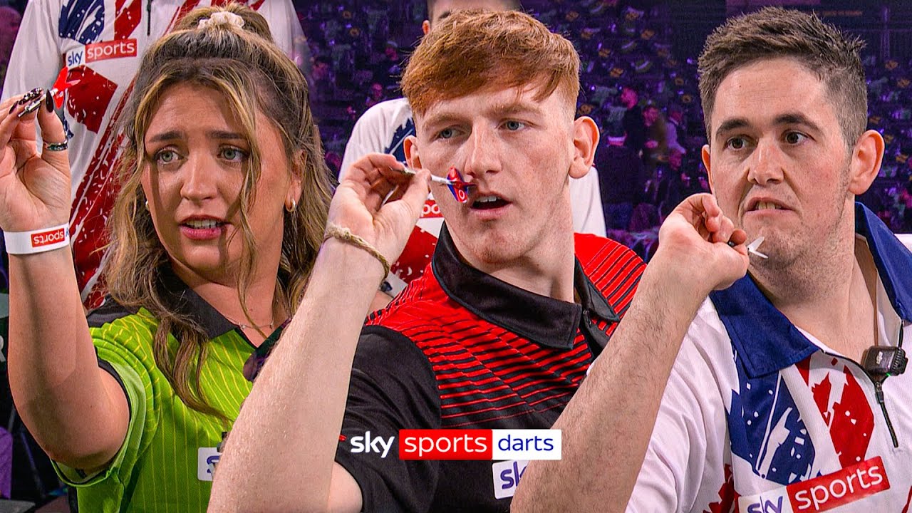 Angry Ginge vs Pieface vs Bambino Becky | Nine Dart Challenge at PDC ...