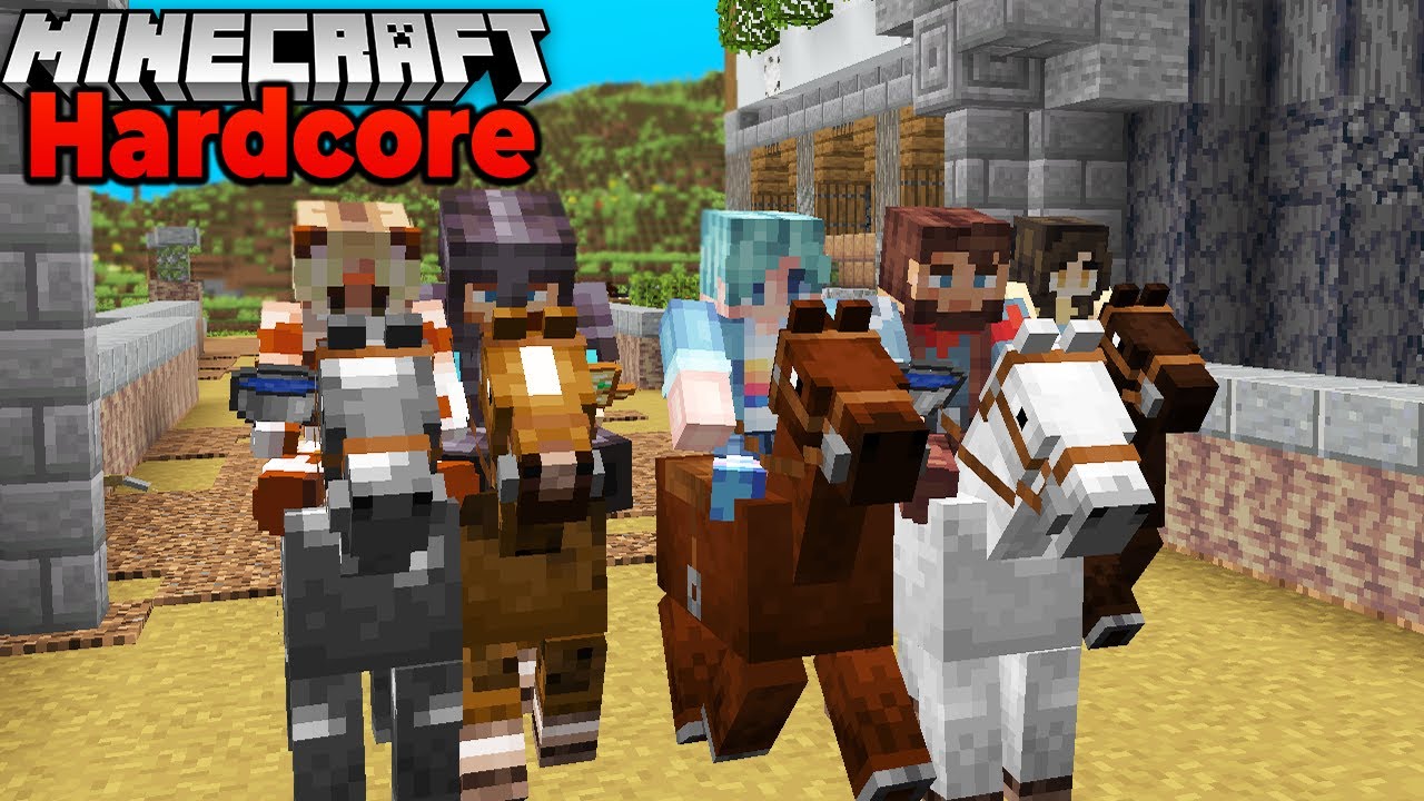 fWhip challenged his Friends to a Horse Race in Hardcore Minecraft ...