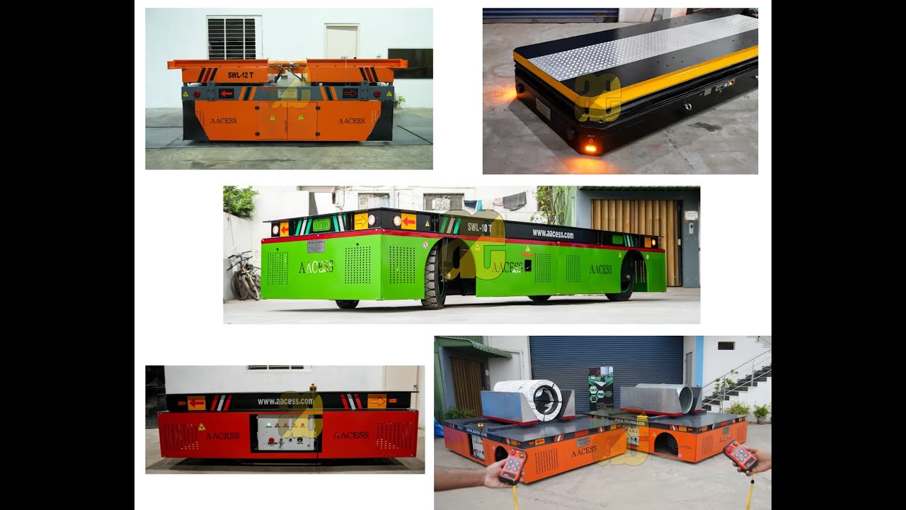 Battery Operated Transfer Cart / Trackless Transfer Trolleys By AACESS ...