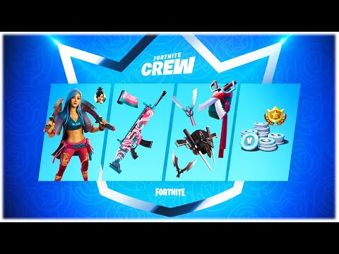 FORTNITE NOVEMBER CREW PACK: CUTE 'SIERRA' SKIN SHOWCASED WITH DANCES & EMOTES 😍❤️