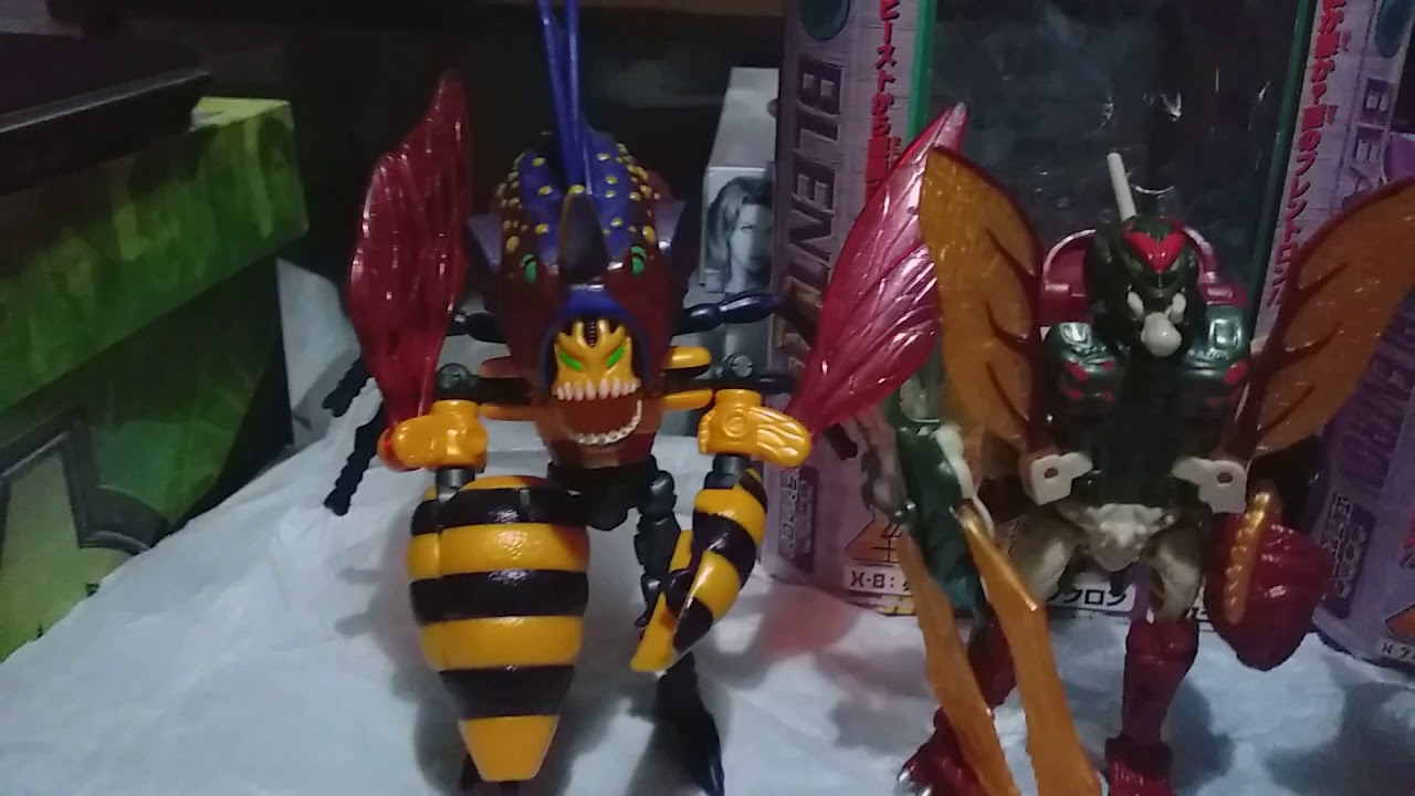 Beast Wars Neo Elephorca Drancron Rartorata Blendtron - YouTube