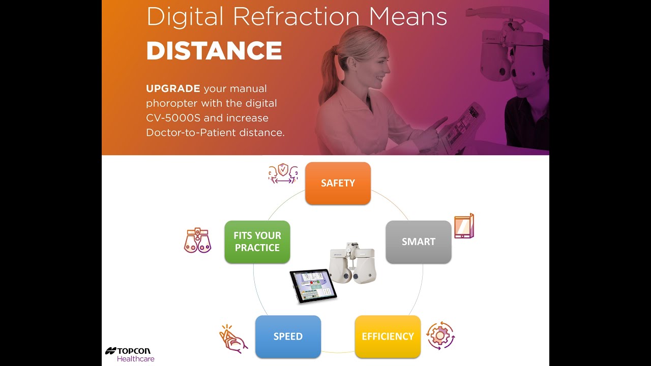 Topcon CV 5000 Automated Phoropter - YouTube