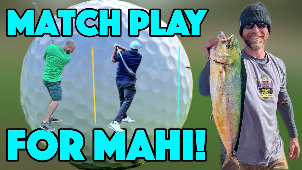 Average golfers compete for FRESHLY CAUGHT FISH!! Match Play for MAHI ...