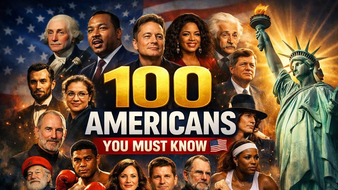 100 AMERICANS YOU MUST KNOW 🇺🇸 | People Who Changed the World - YouTube