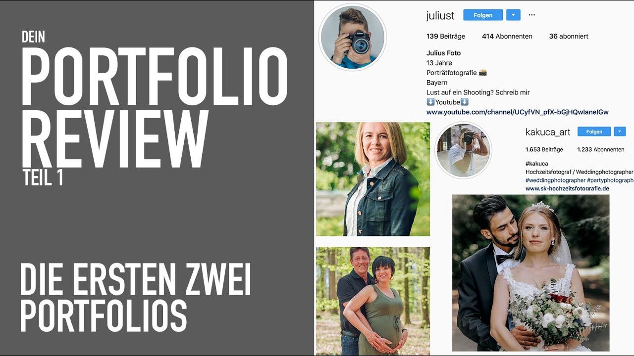 Portfolio Review Teil 1 - YouTube