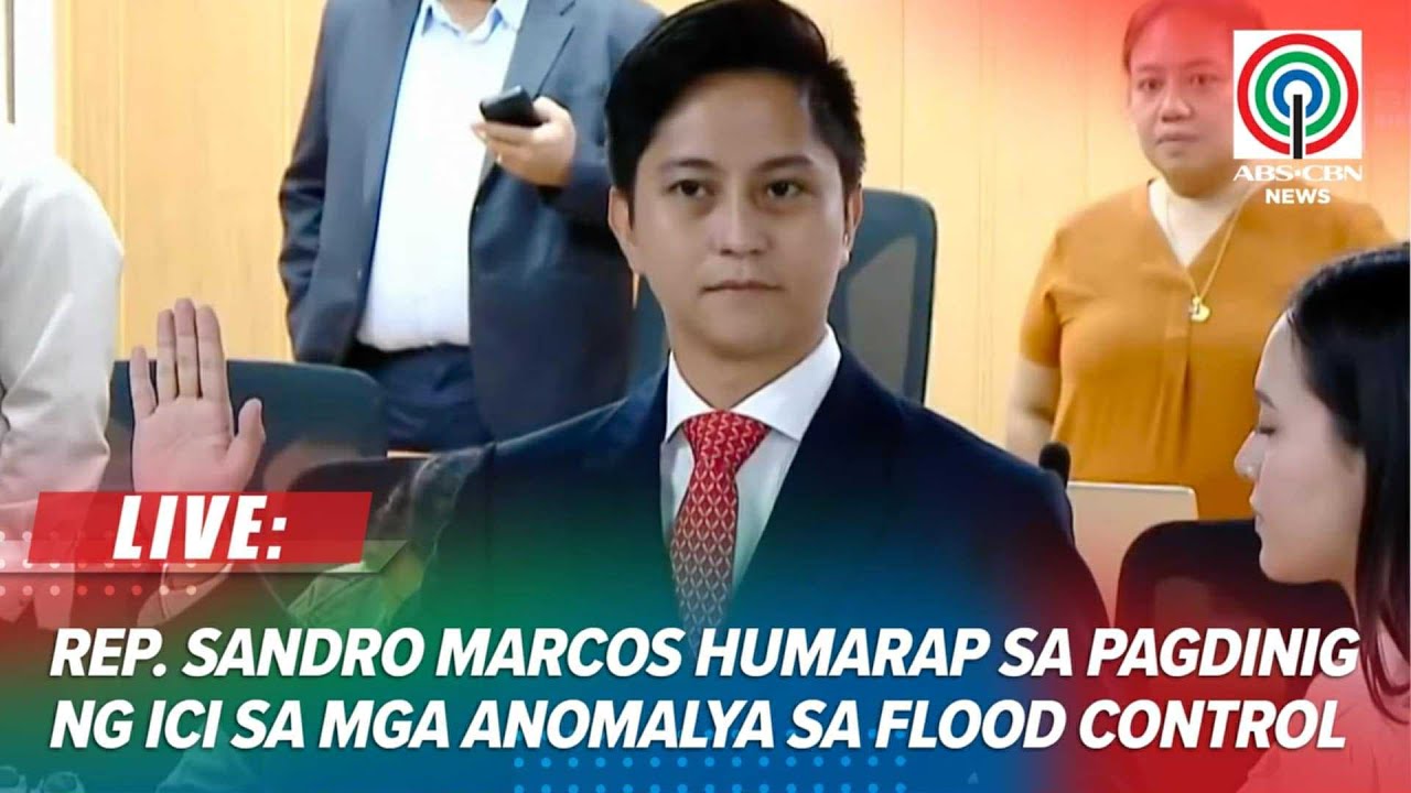 LIVE: Rep. Sandro Marcos talks to members of the press following ...