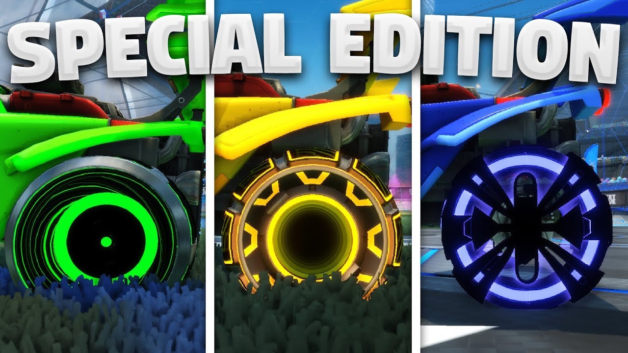 All SPECIAL EDITION Wheels In ROCKET PASS 4 Showcase - YouTube
