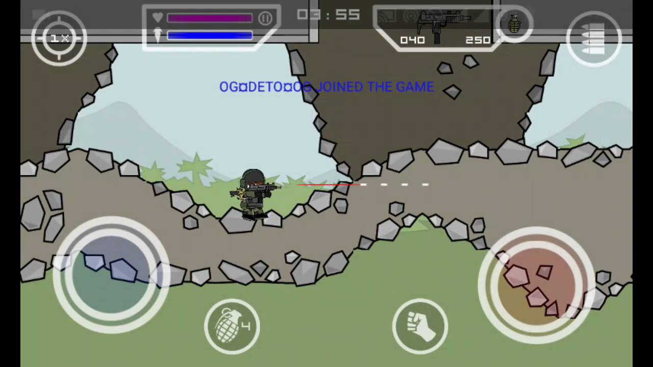 Mini Militia 1 on 1 fight Subdivision - YouTube