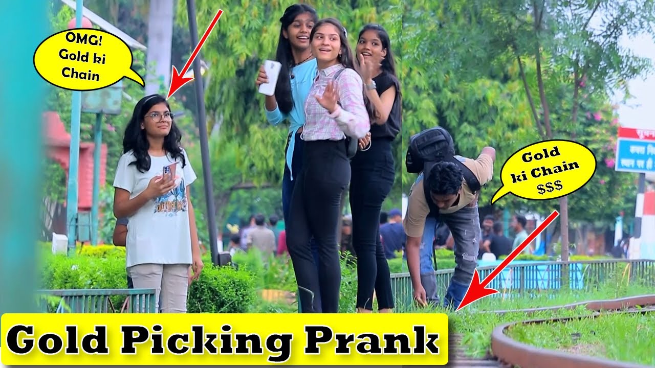 Jewellery Picking Prank | Bhasad News | Pranks in India 2022 - YouTube