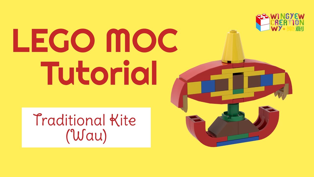 LEGO Step by Step Creations (Traditional Kite) - YouTube