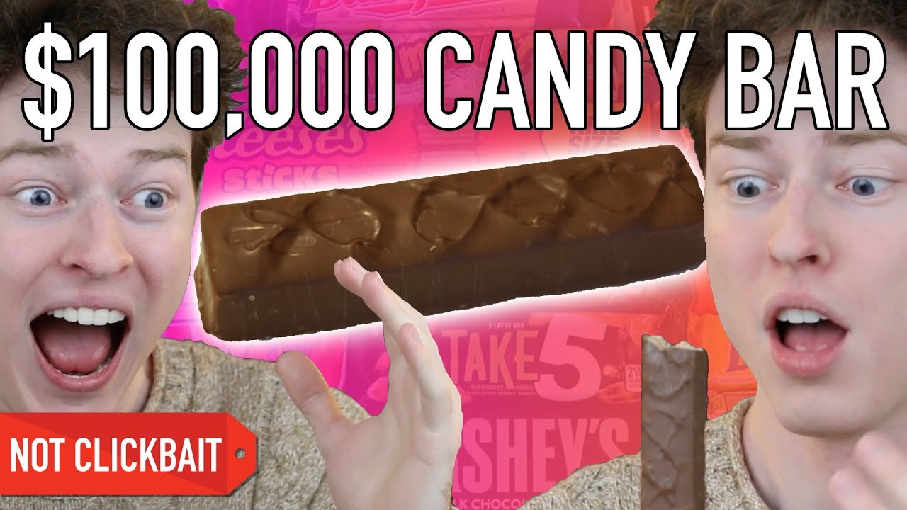 $1 vs $100,000 Candy Bar - YouTube