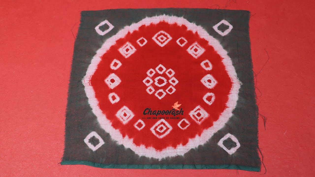Traditional Bandhani Pattern from Tie & Dye Technique परंपरागत बाँधनी ...
