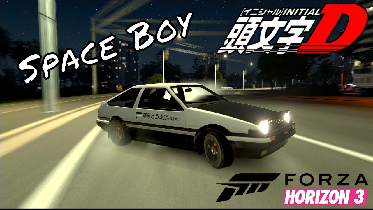 Forza Horizon 3 Initial D Space Boy - YouTube