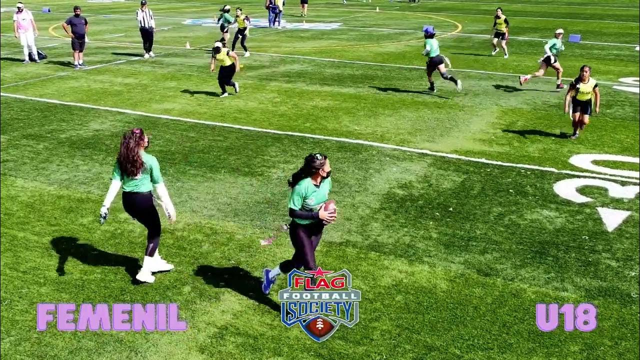 TORNEO FEMENIL U18 / J7 / FLAG FOOTBALL SOCIETY FEMENIL U18 - YouTube