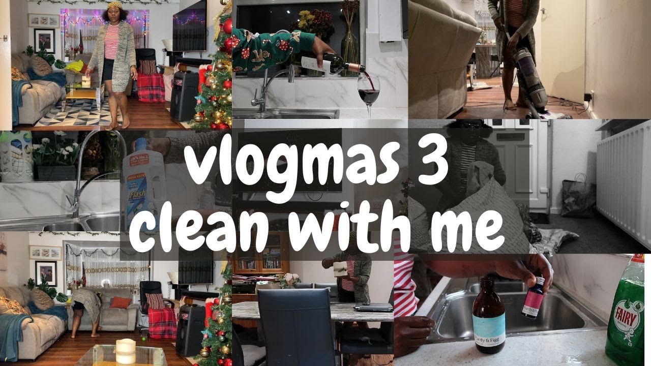 VLOGMAS DAY 3 - A VERY SATISFYING CLEANING VLOG, HAD MY WHOLE HOUSE ...