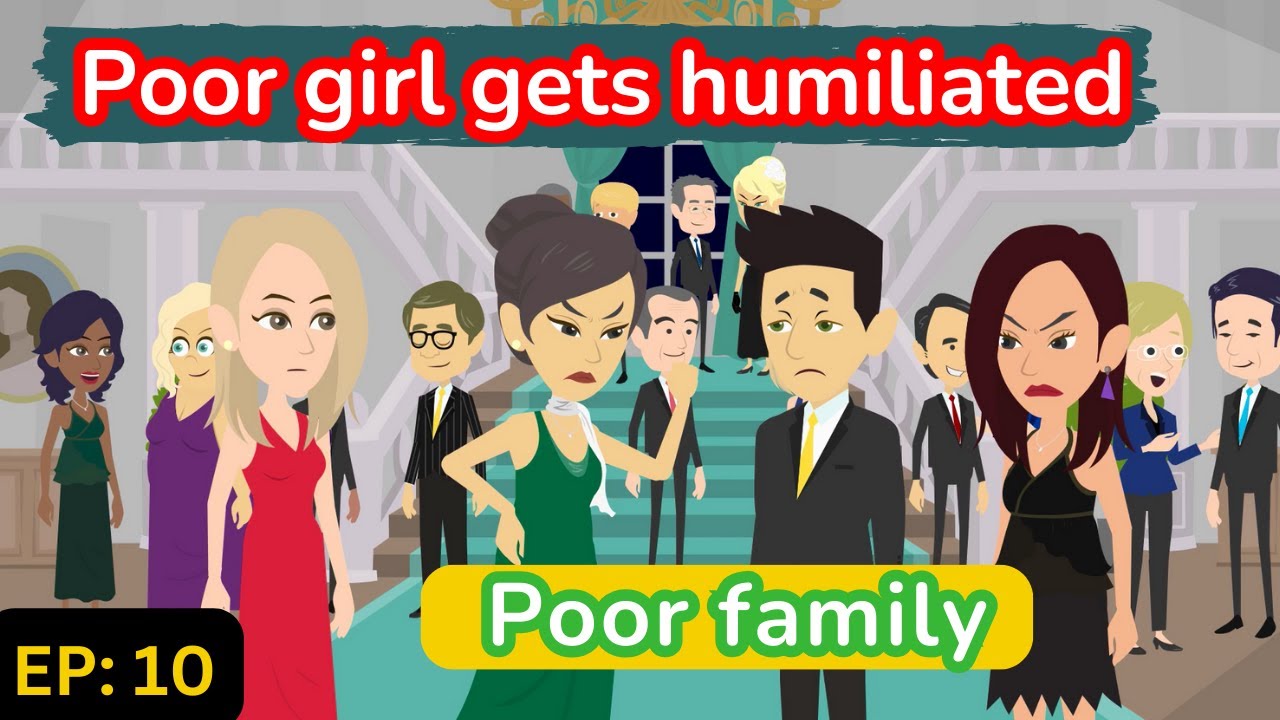 Poor family Episode 10 | English Story | English Conversation | Learn ...