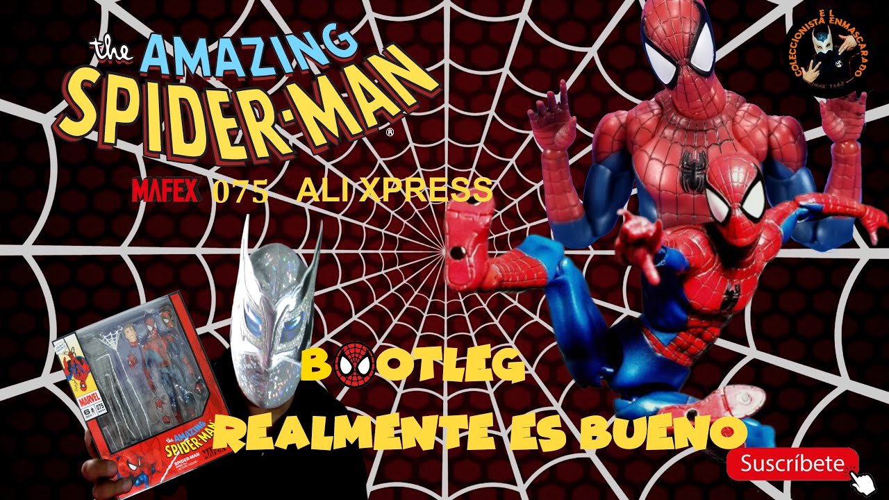 The Amazing Spider-Man 075 MAFEX BOOTLEG / MAFEX 075 BOOTLEG SPIDER-MAN ...