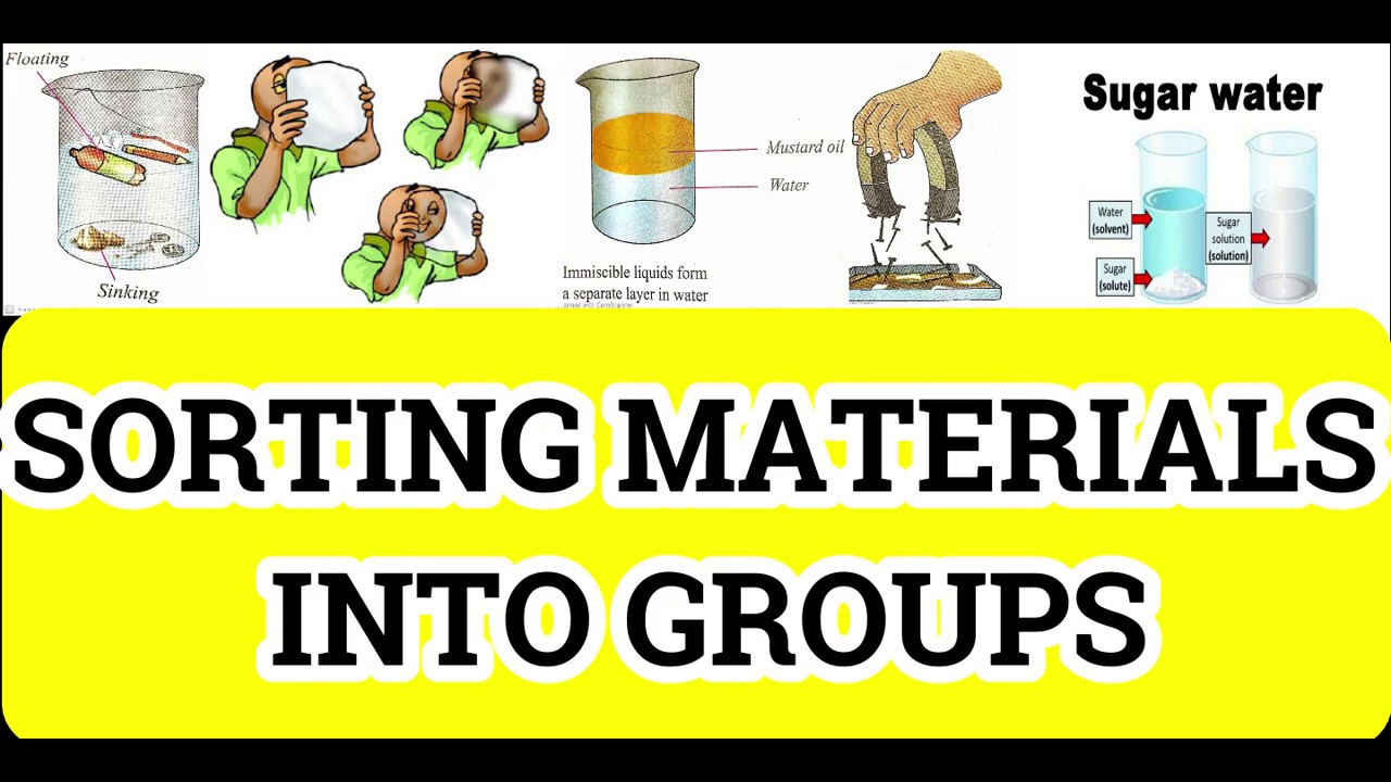 CLASS 6 SCIENCE CHAPTER 4 SORTING MATERIALS INTO GROUPS Part 1💛 - YouTube