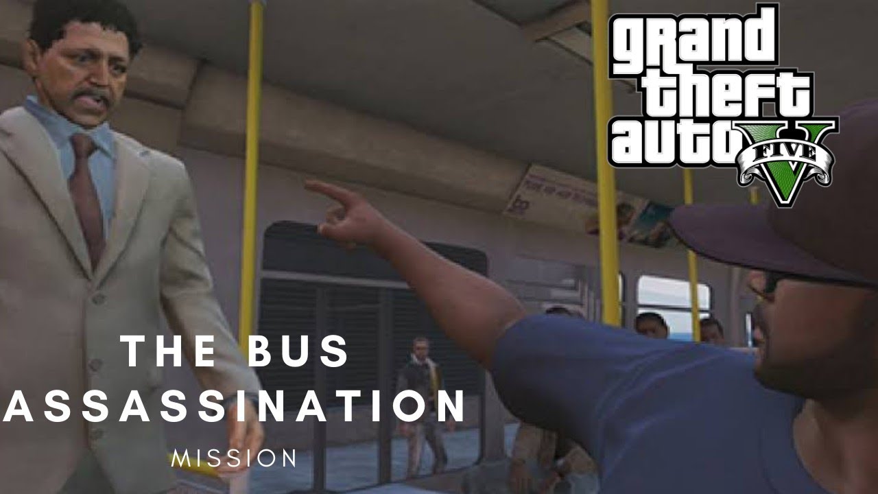 GTA 5 Gameplay | The Bus Assassination Mission | Ryzen 5 5600g | 1080 ...
