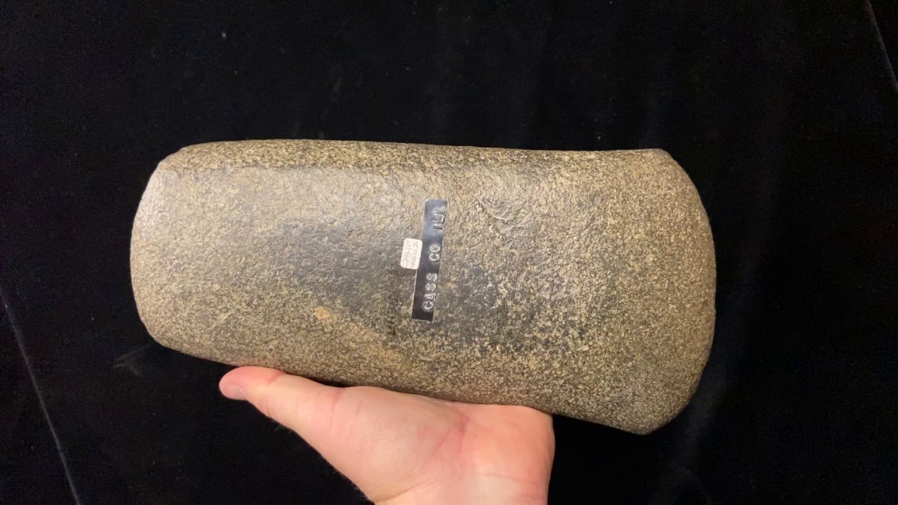 Lot 97 | 11" x 5 1/2" Flared Bit Celt, Cass Co, Illinois - YouTube
