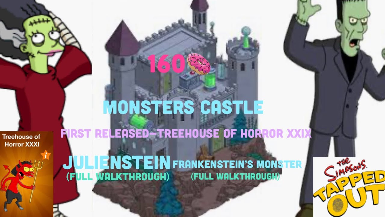 The Simpsons Tapped Out: Frankenstein’s Monster, Julienstein (Full ...