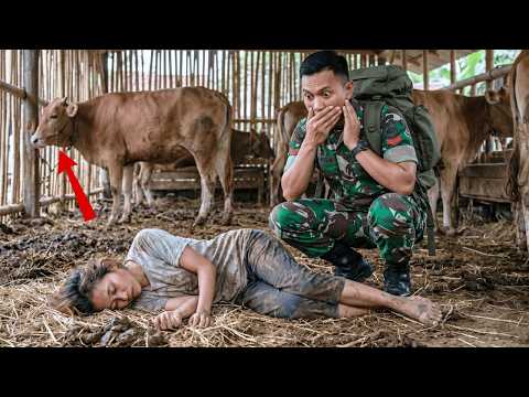 15 Tahun Dinas di Luar Jawa, TNI Ini Syok Melihat Istrinya Tidur di Kandang Sapi Pinggir Sungai...