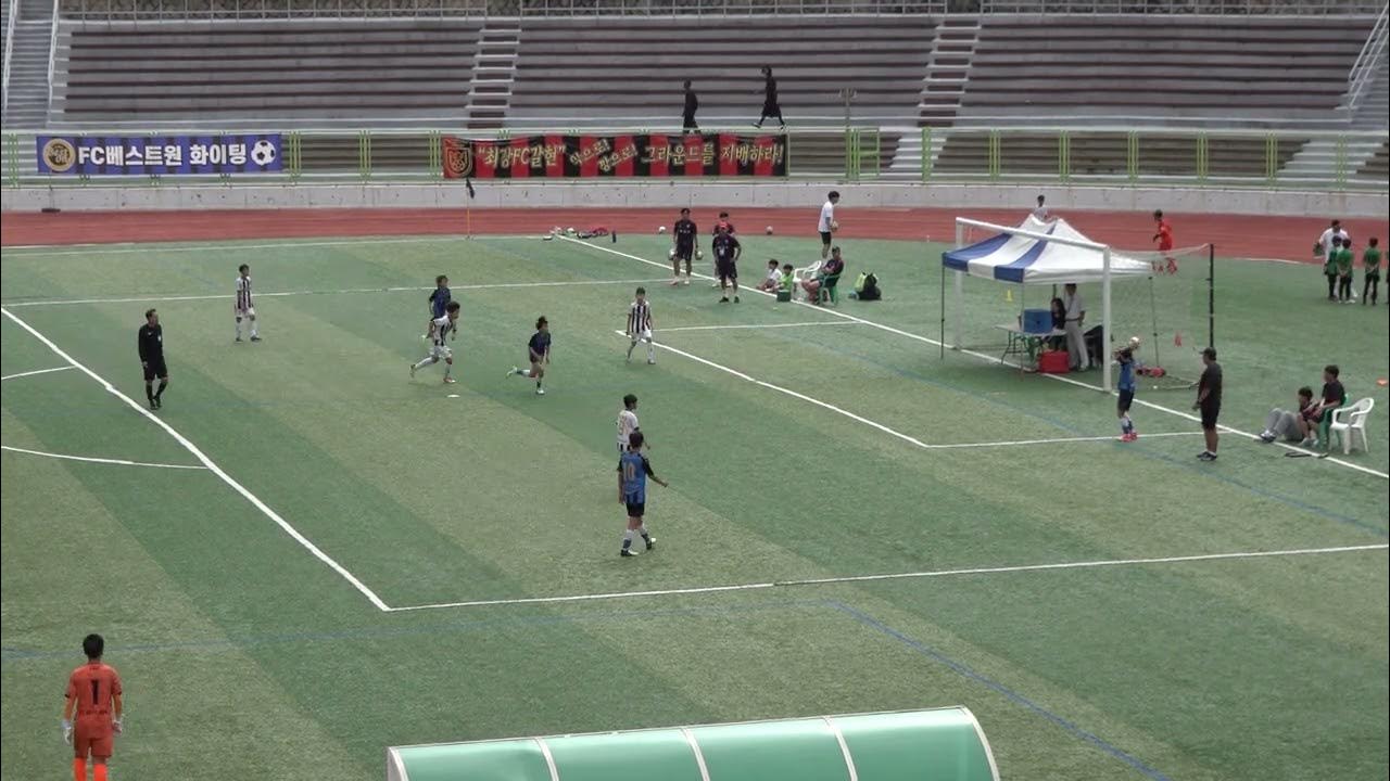 서울초등축구리그 8R FC한마음 vs 베스트원 후반전 - YouTube