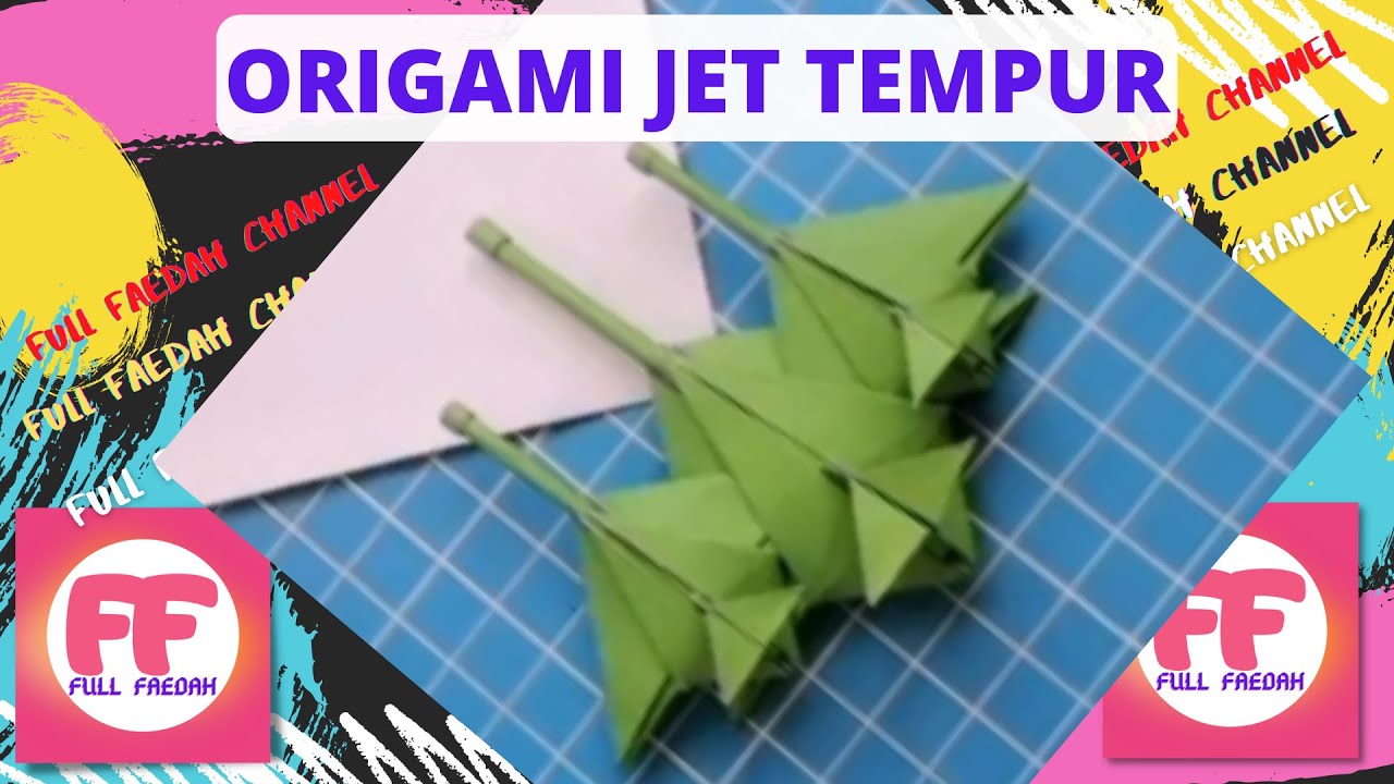 origami Jet fighter - how to make origami jet fighter - YouTube