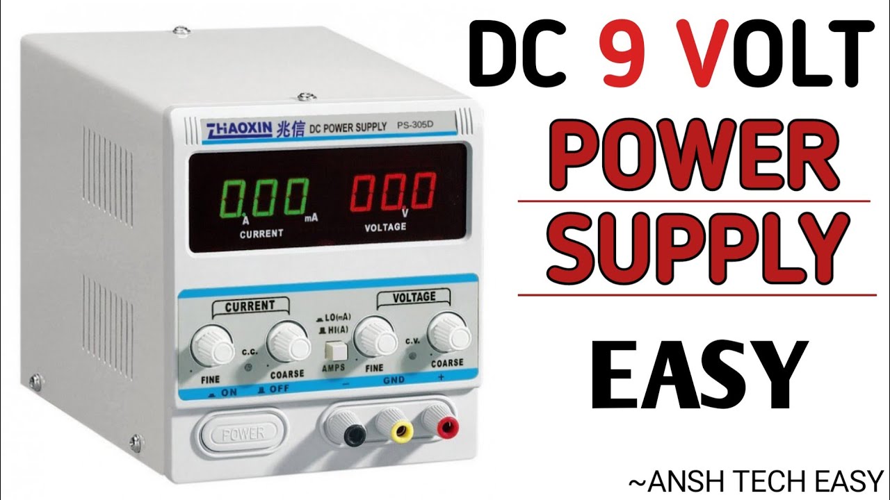 9 volt की power supply || How to make 9 volt power supply || 7809,7805 ...