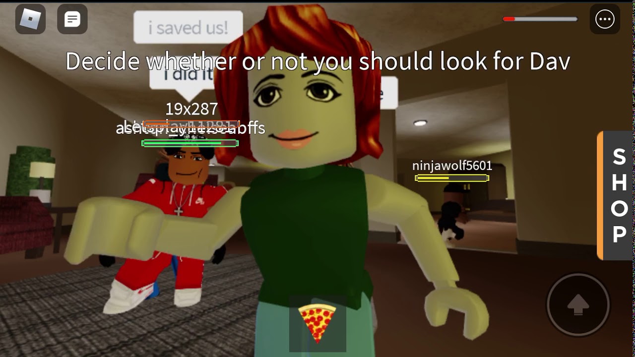 Roblox sleep over with David house (played with friends) - YouTube