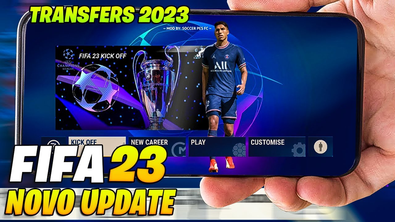 FIFA 23 MOBILE ANDROID GRÁFICOS PS5 THEME UEFA CHAMPIONS | FIFA MOBILE ...
