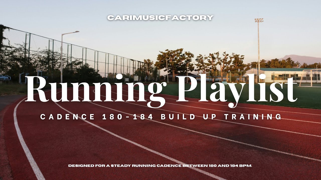 ️‍🔥 Cadence 180-184 BPM Run ️‍🔥 Build-Up Training Pop Playlist 케이던스 180 ...