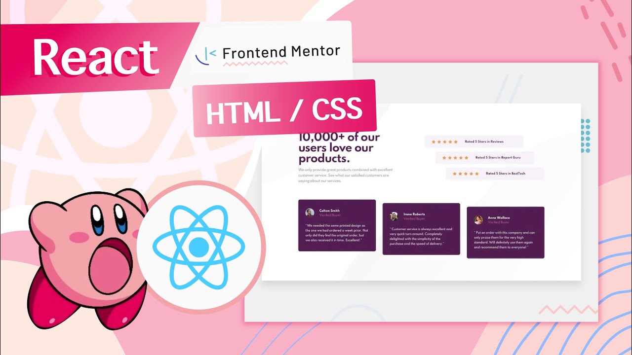 「React 切版」跟卡比一起做 社會認同卡 with CRA ~ Make Social Proof Section Using React - YouTube