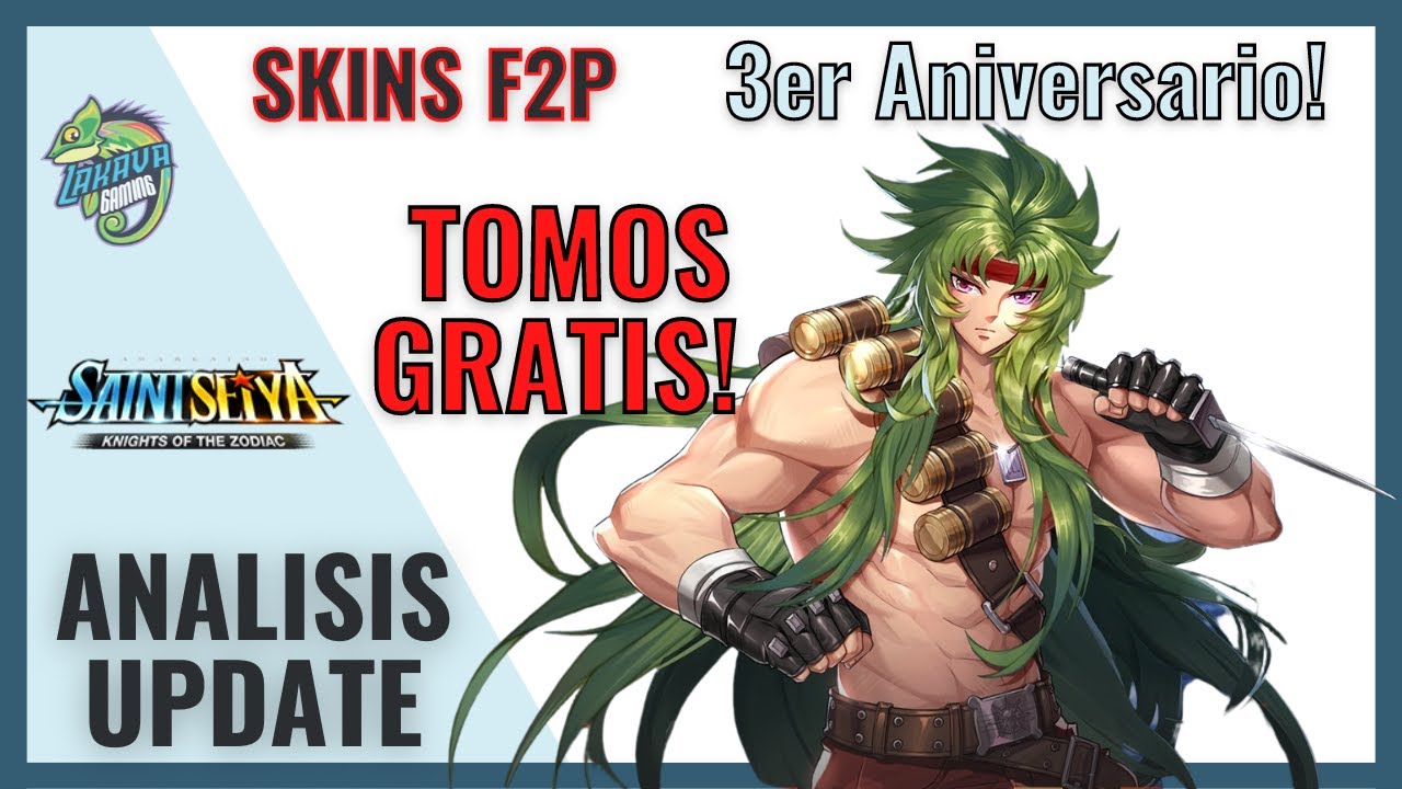 Analisis Update: TOMOS GRATIS + SKIN SHION GRATIS - Eventos F2P - Saint ...