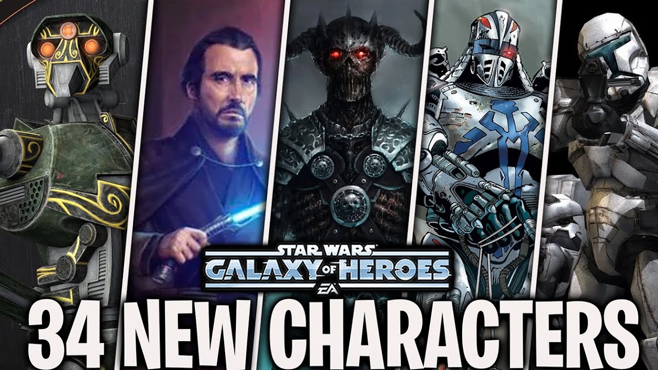 34 New Characters - 1 Character Added to ALL Factions - Star Wars ...